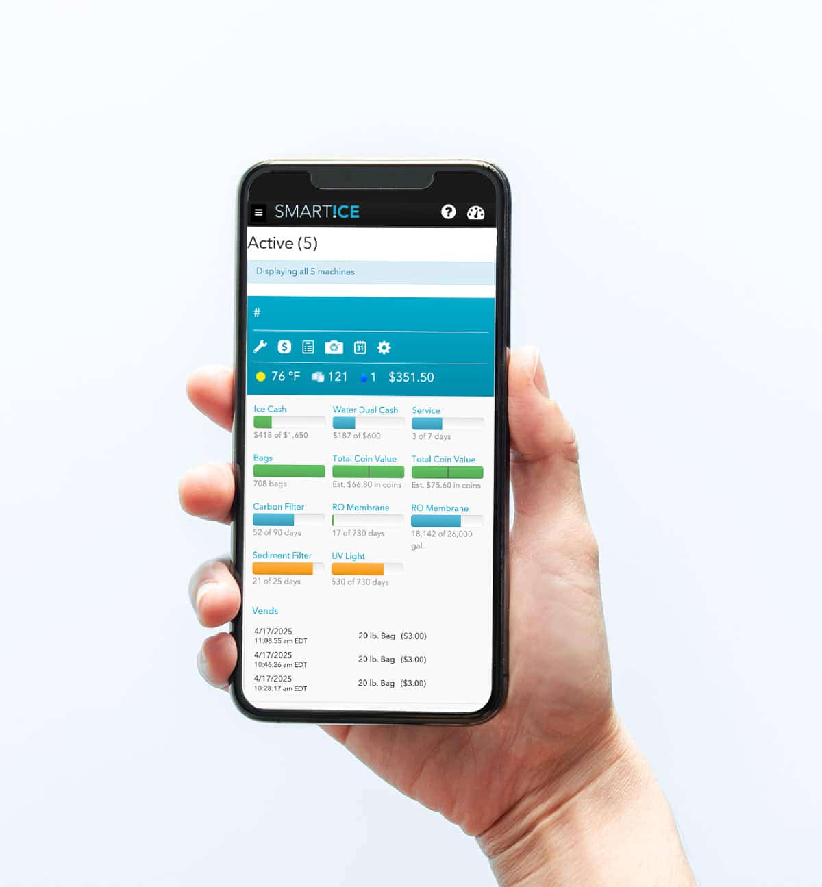 SmartIce Remote Management - Ice House America